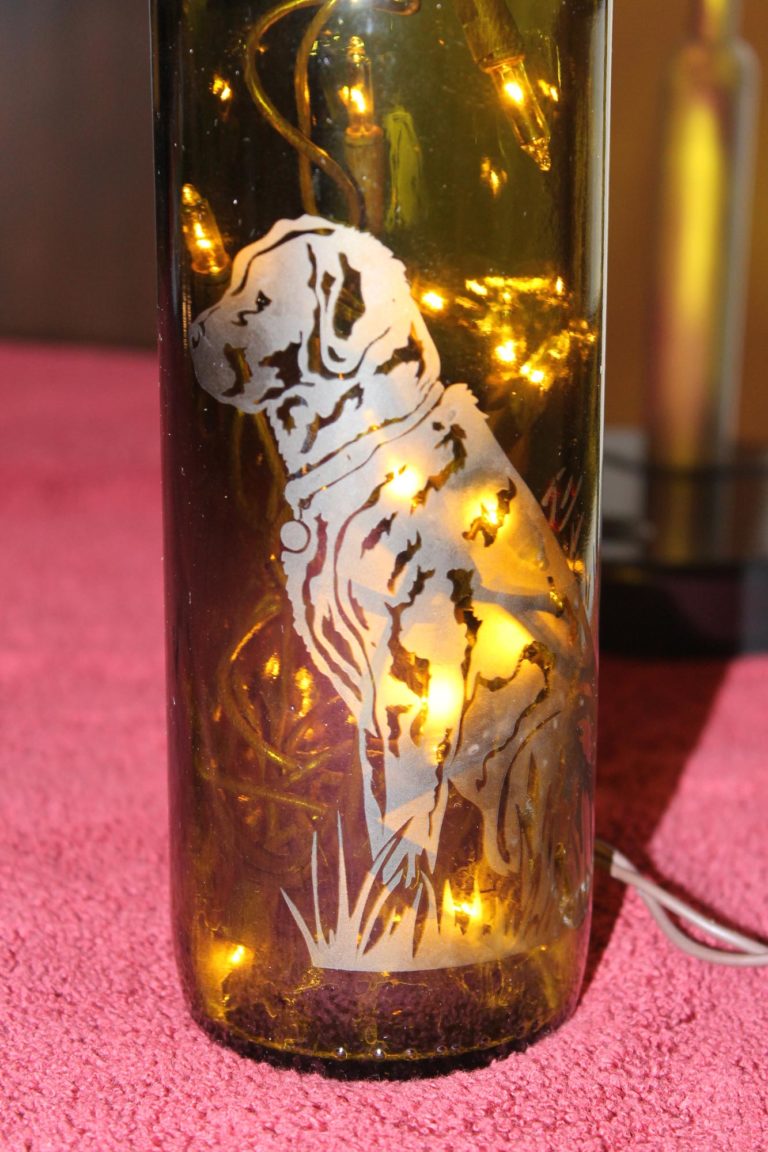 Animals on Etched Bottles | Pre-cut Patterns